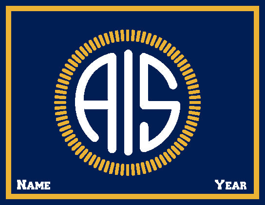 Agnes Irwin Monogram Customized with Name and Year 60 x 50 – Custom ...