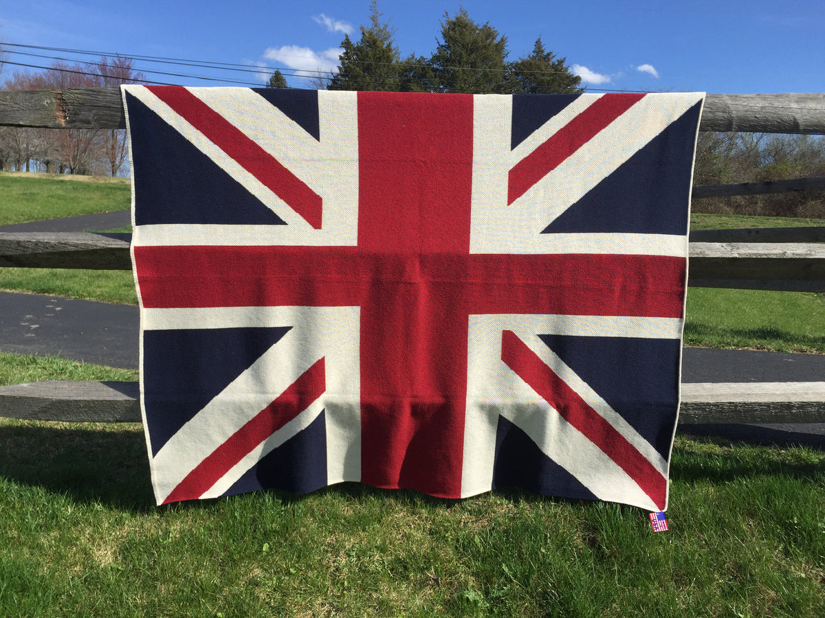 Union Jack Flag Blanket 60 x 50 – Custom Made Comfort