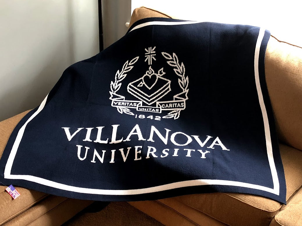 Villanova University Seal Blanket – Custom Made Comfort